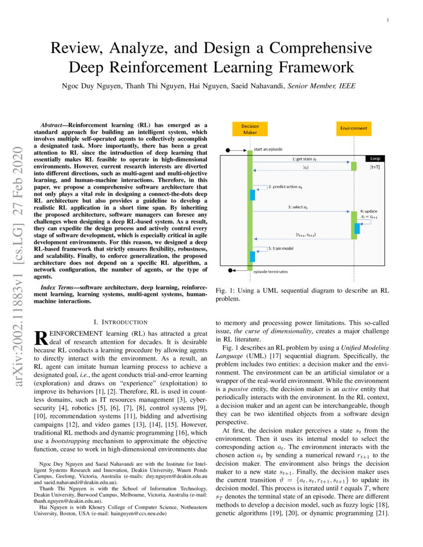 Review, Analyze, and Design a Comprehensive Deep Reinforcement Learning ...
