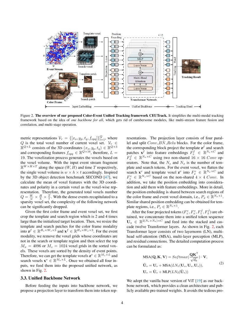 Revisiting Color-Event based Tracking: A Unified Network, Dataset, and Metric | DeepAI