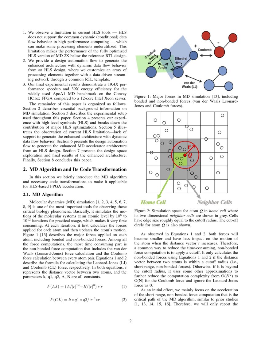 Revisiting FPGA Acceleration of Molecular Dynamics Simulation with ... Revisiting FPGA Acceleration of Molecular Dynamics Simulation with ...