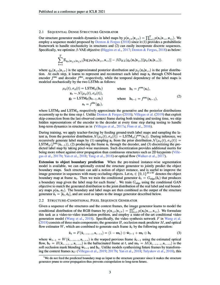 Revisiting Hierarchical Approach for Persistent Long-Term Video Prediction | DeepAI