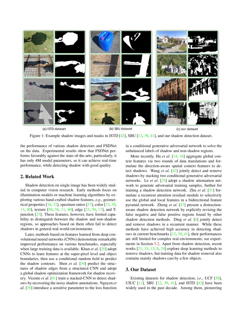 Revisiting Shadow Detection: A New Benchmark Dataset for Complex World ...