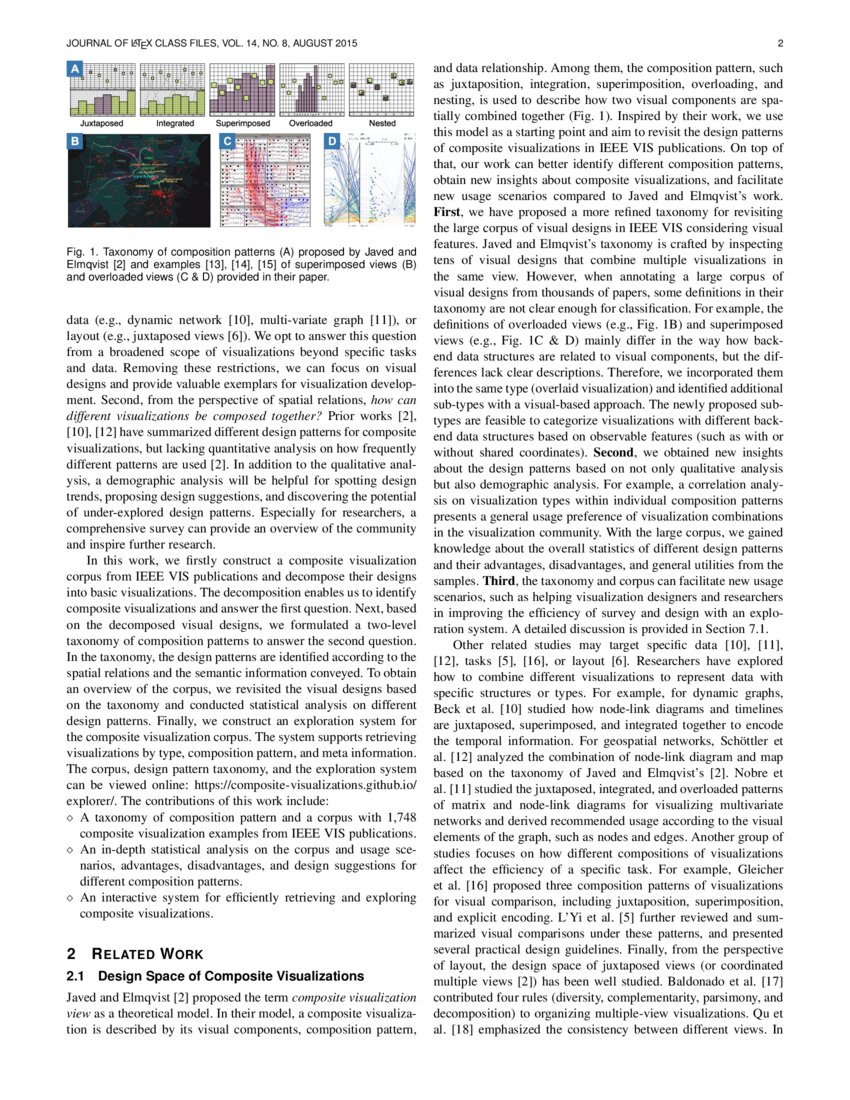 Revisiting the Design Patterns of Composite Visualizations | DeepAI Revisiting the Design Patterns of Composite Visualizations | DeepAI