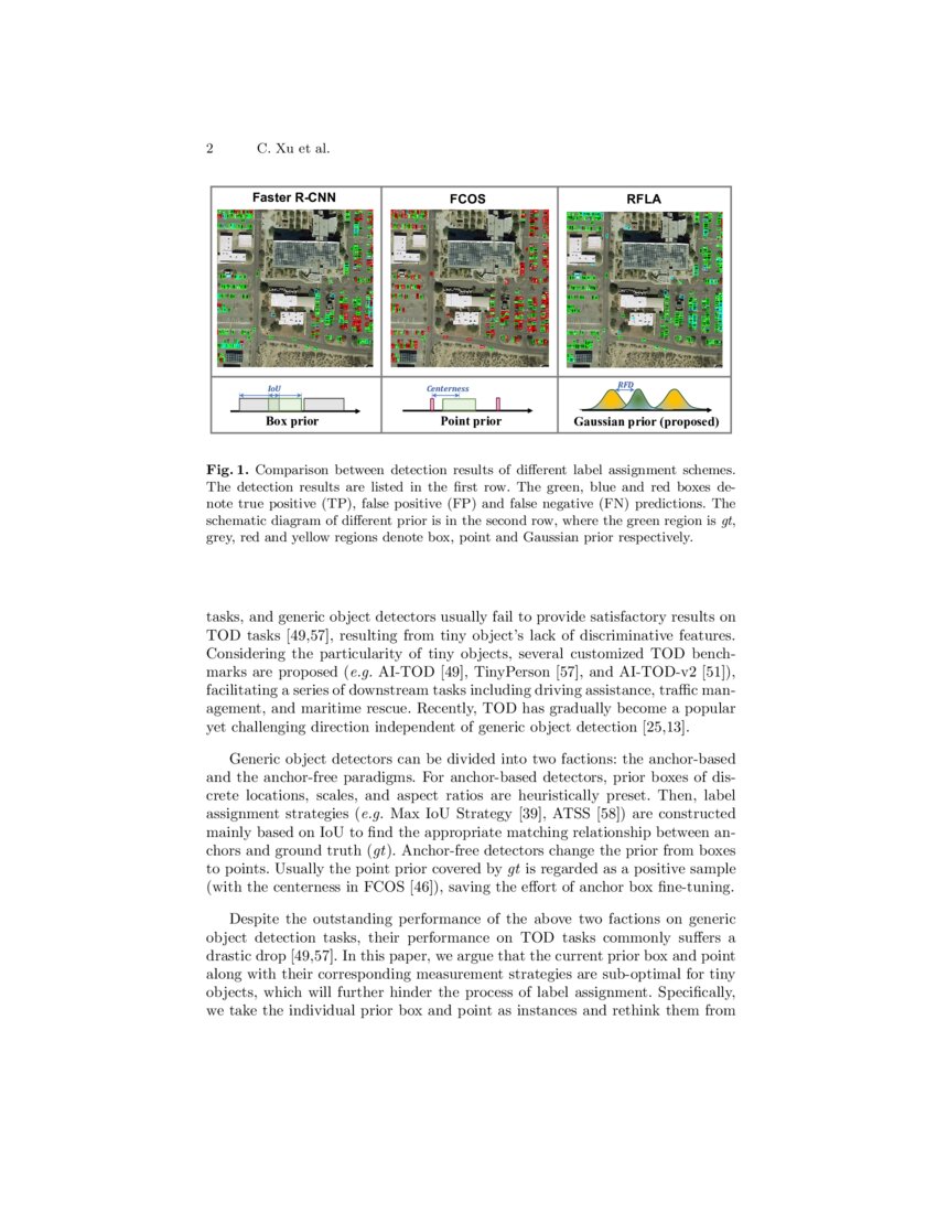 Rfla Gaussian Receptive Field Based Label Assignment For Tiny Object Detection Deepai