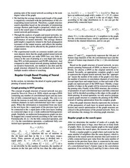 RGP: Neural Network Pruning through Its Regular Graph Structure | DeepAI