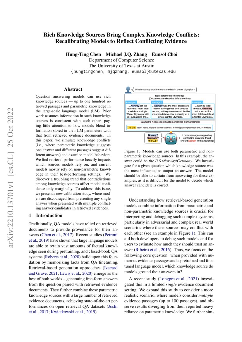 Rich Knowledge Sources Bring Complex Knowledge Conflicts: Recalibrating ...