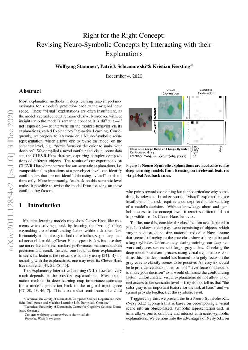 Right for the Right Concept: Revising Neuro-Symbolic Concepts by ...