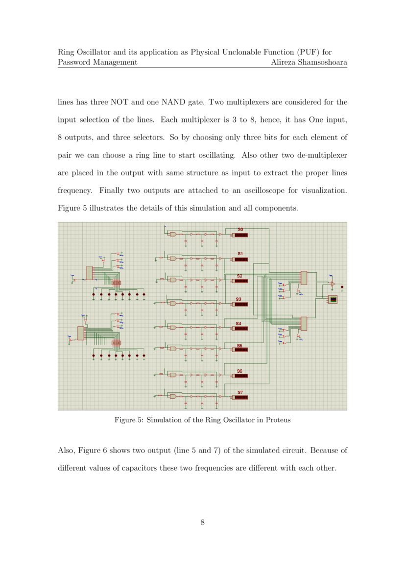 Ring Oscillator and its application as Physical Unclonable Function (PUF) for Password ...