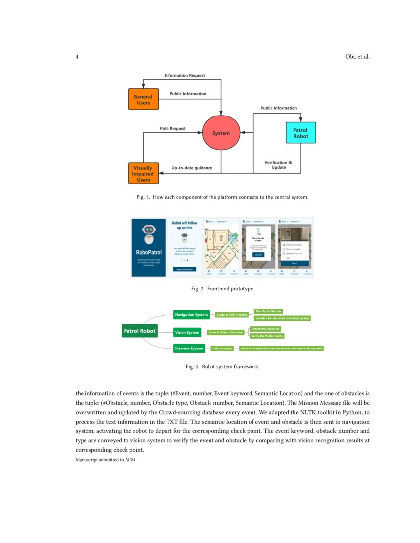 Robot Patrol: Using Crowdsourcing and Robotic Systems to Provide Indoor Navigation Guidance to ...