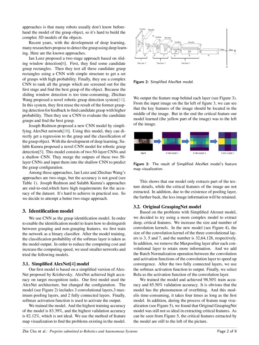 Robotic Grasp Detection Using A Novel Two Stage Approach Deepai