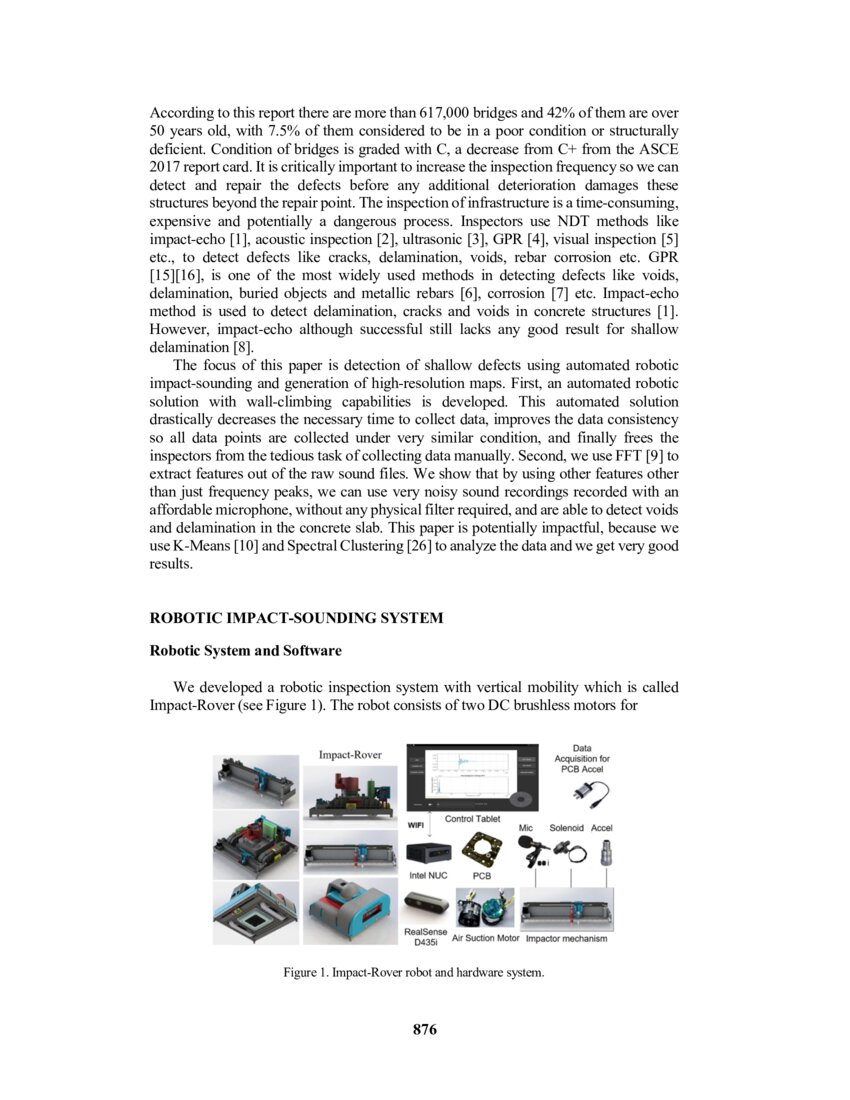 Robotic Inspection And Characterization Of Subsurface Defects On