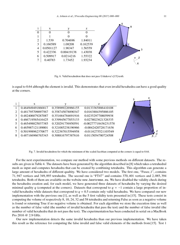 Robust and efficient validation of the linear hexahedral element | DeepAI