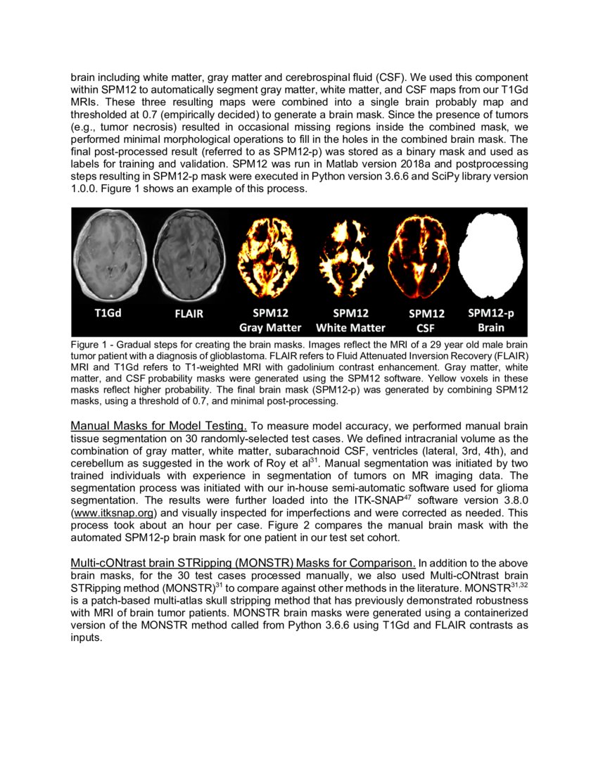 Robust Automatic Whole Brain Extraction on Magnetic Resonance Imaging ...