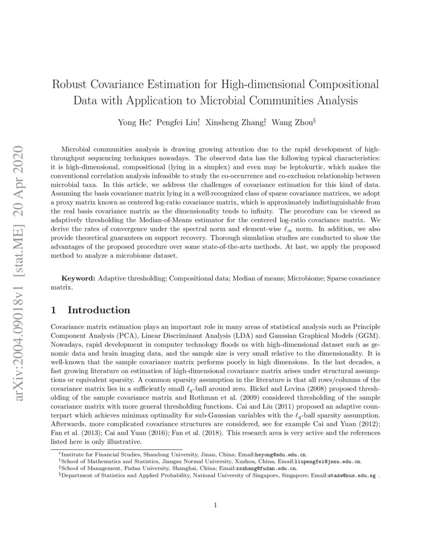 Robust Covariance Estimation For High Dimensional Compositional Data