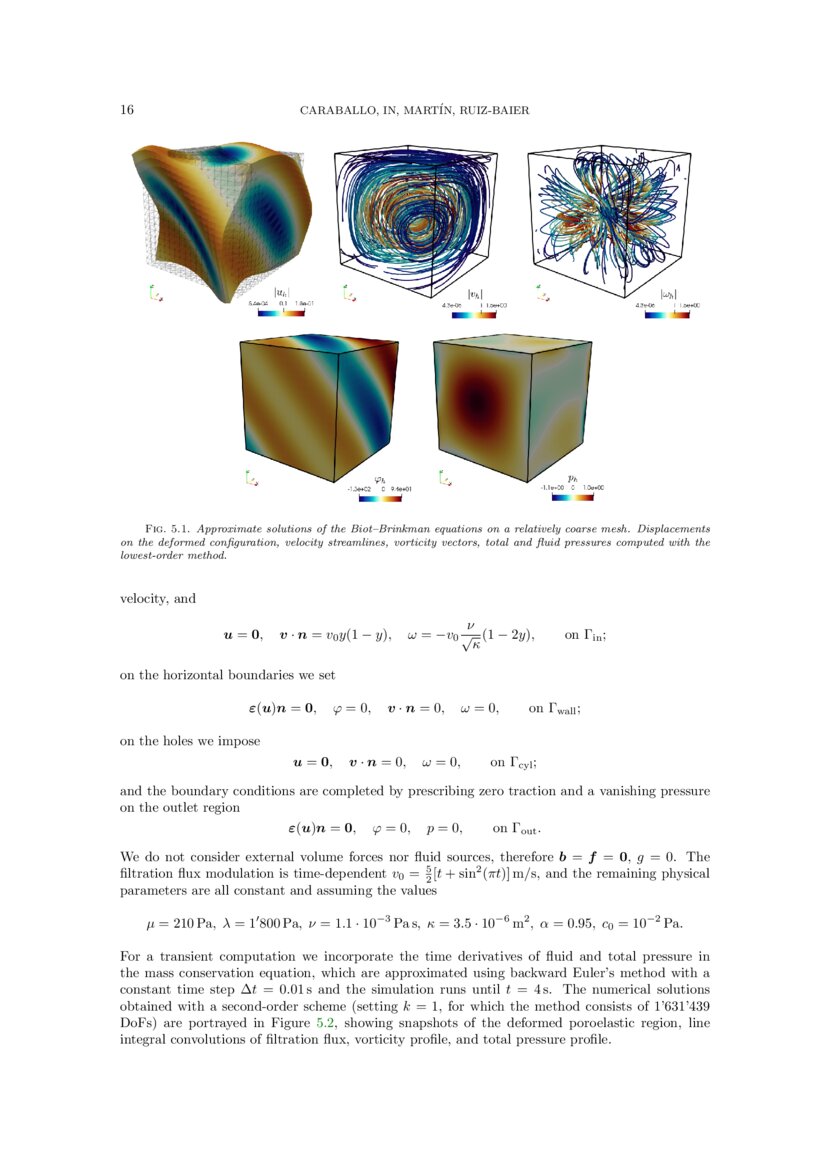 Robust Finite Element Methods And Solvers For The Biot Brinkman Equations In Vorticity Form Deepai