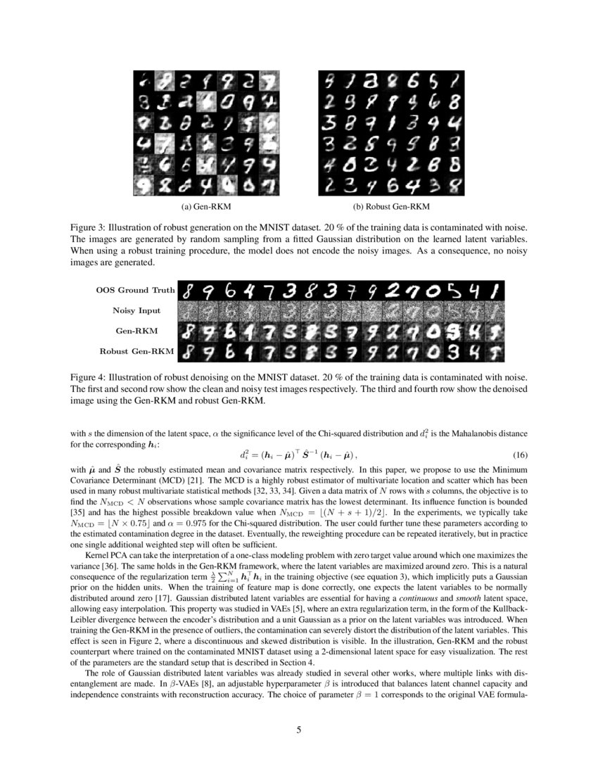 Robust Generative Restricted Kernel Machines using Weighted Conjugate Feature Duality | DeepAI