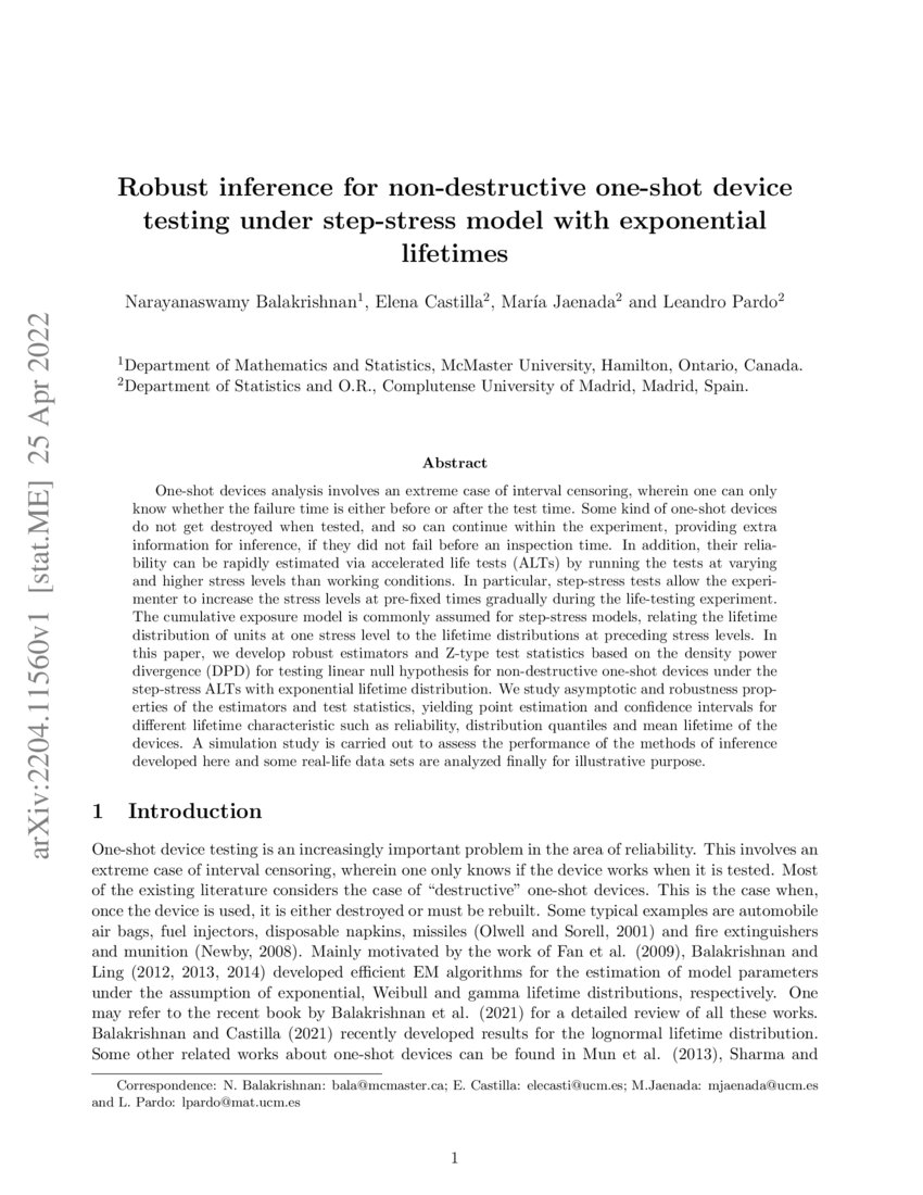 Robust Inference For Non Destructive One Shot Device Testing Under Step Stress Model With