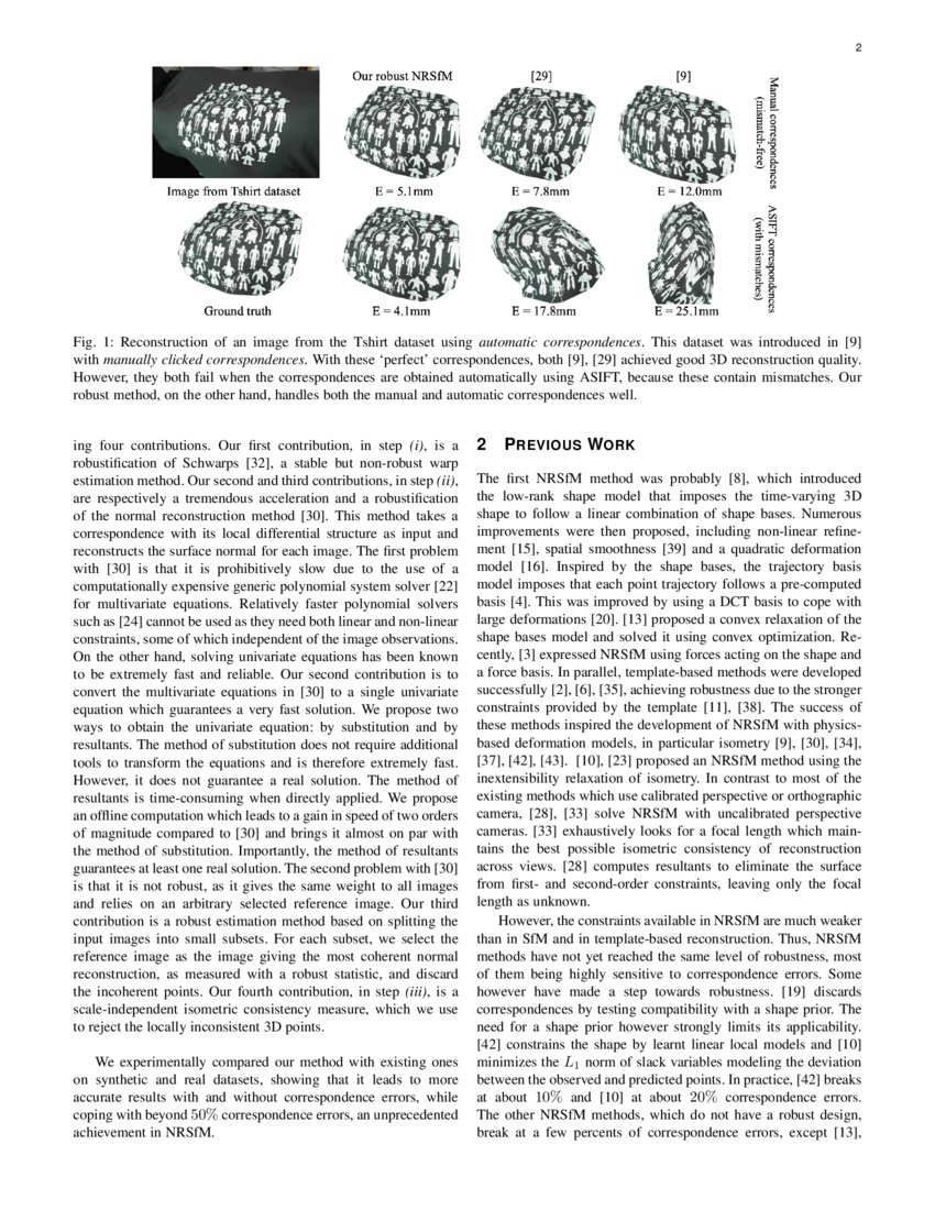 Robust Isometric Non-Rigid Structure-from-Motion | DeepAI