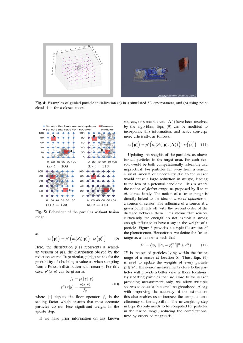 Robust Localization Of An Arbitrary Distribution Of Radioactive Sources For Aerial Inspection