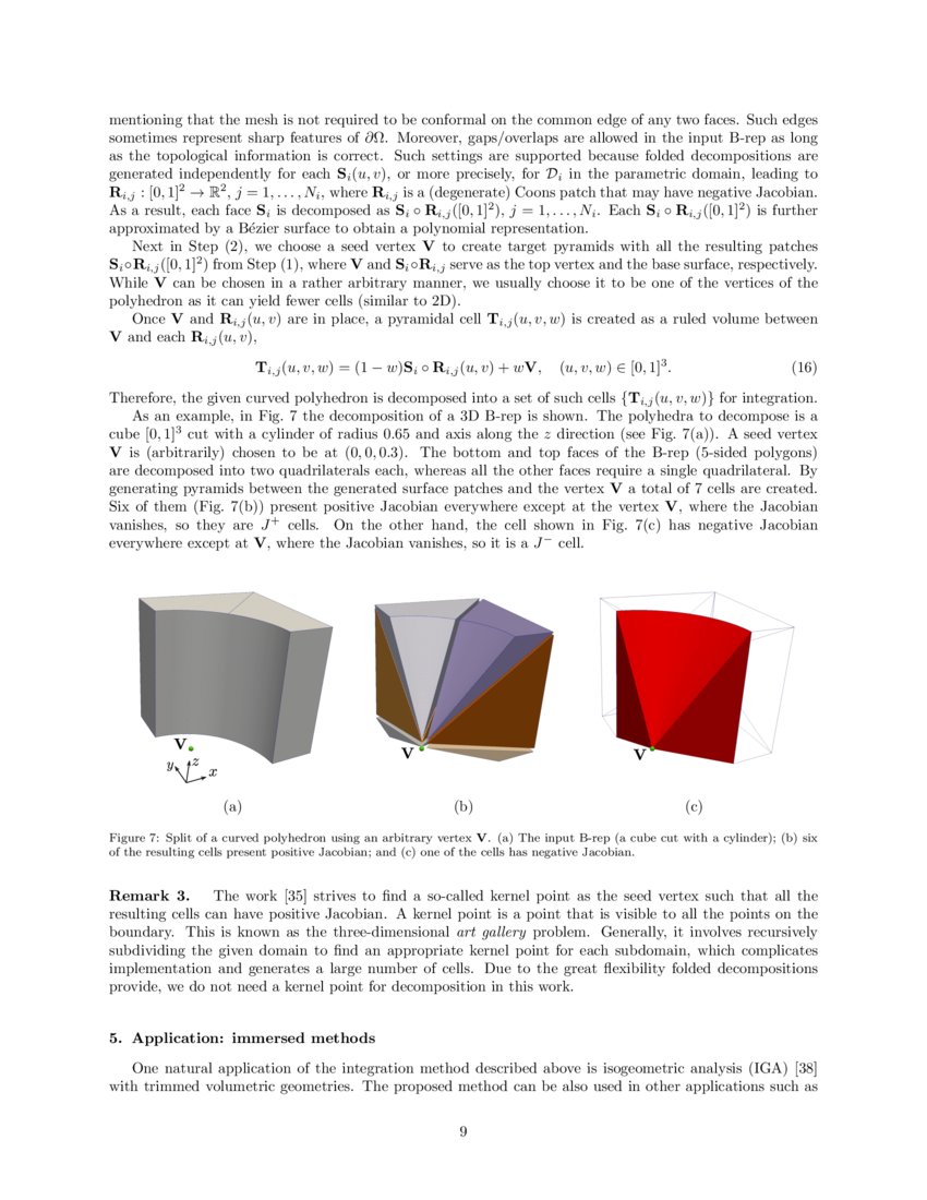 Robust Numerical Integration on Curved Polyhedra Based on Folded Decompositions | DeepAI
