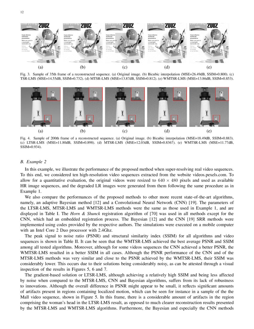 Robust Online Video Super Resolution Using An Efficient Alternating Projections Scheme Deepai 1240