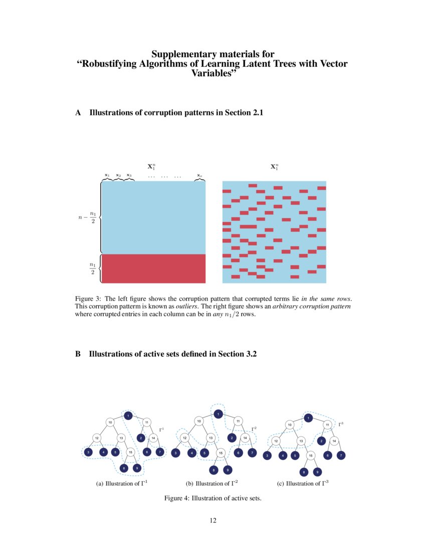 Robustifying Algorithms of Learning Latent Trees with Vector Variables | DeepAI