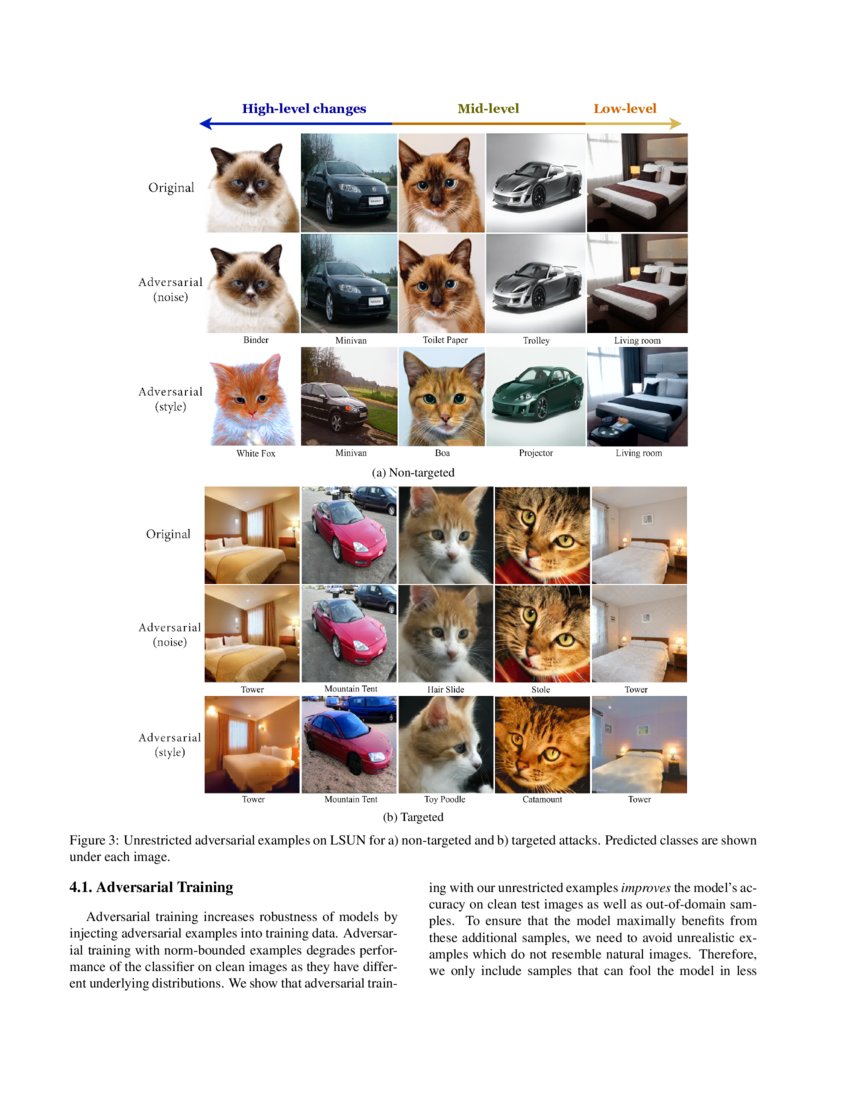 Robustness and Generalization via Generative Adversarial Training | DeepAI
