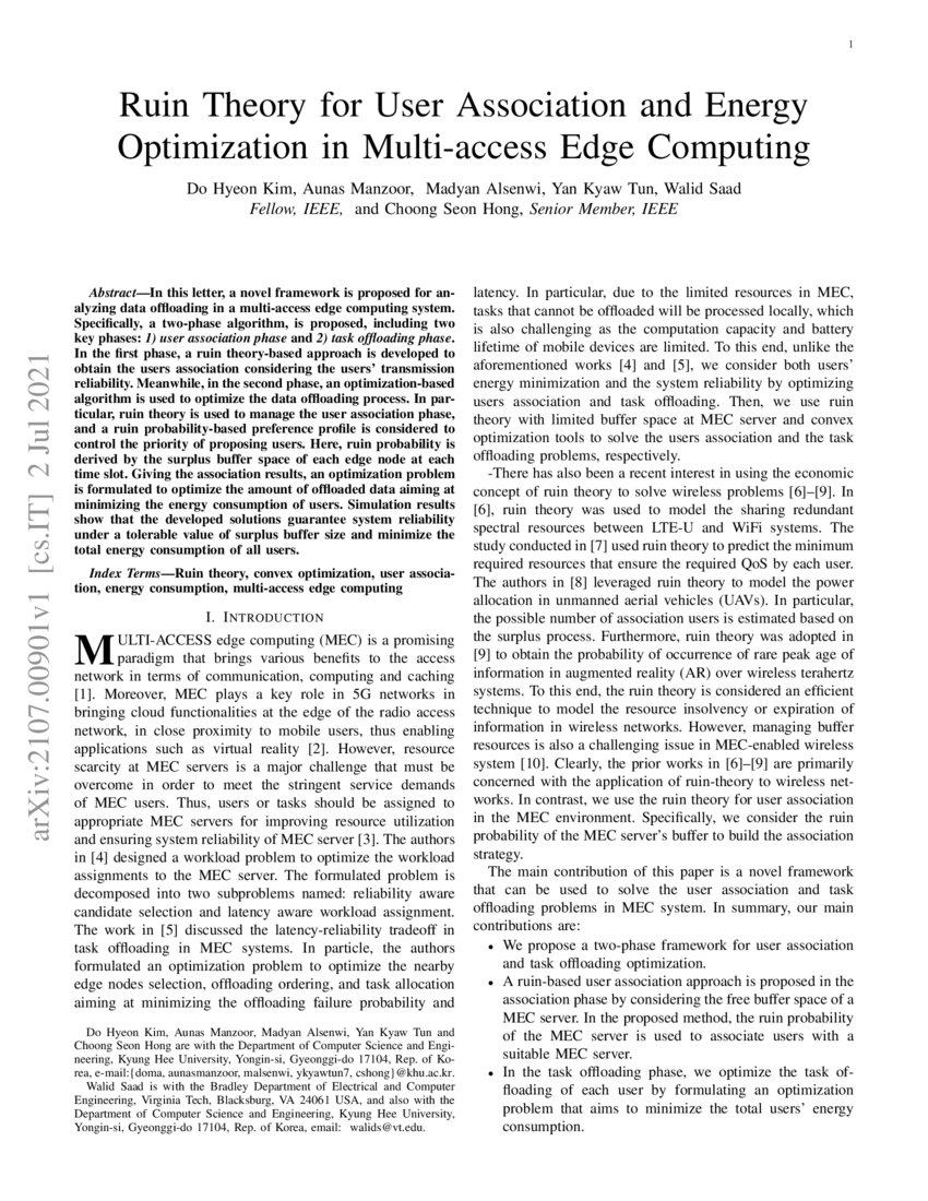 Ruin Theory for User Association and Energy Optimization in Multi ...