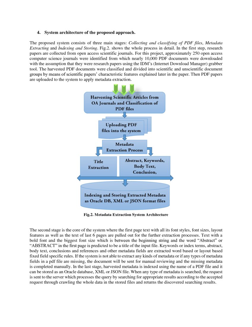 Rule Based Metadata Extraction Framework from Academic Articles | DeepAI