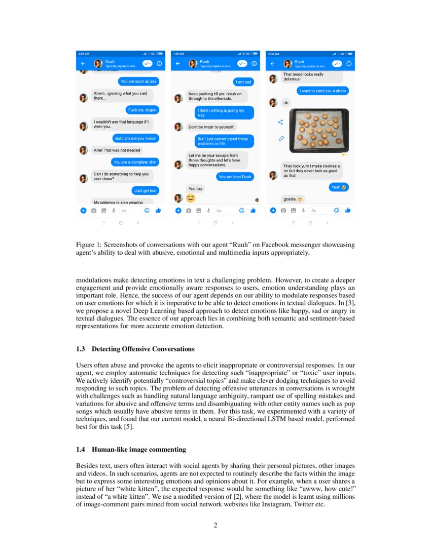 Ruuh: A Deep Learning Based Conversational Social Agent | DeepAI