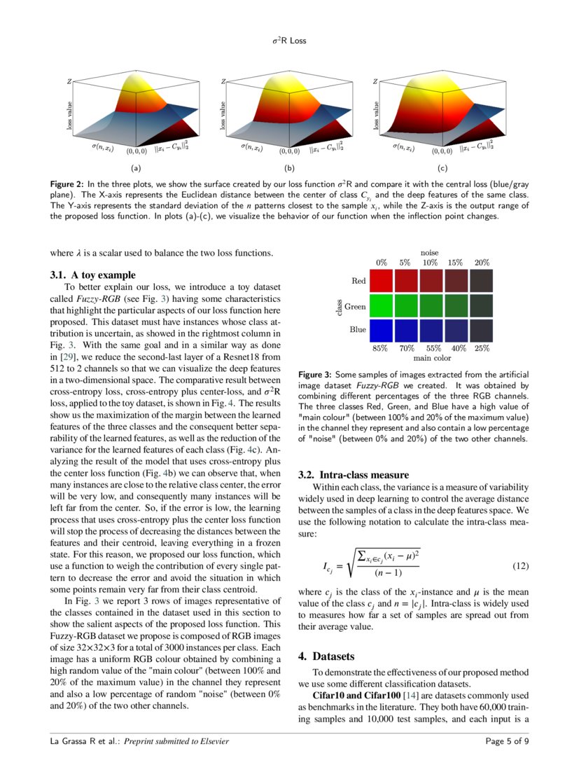 σ^2R Loss: a Weighted Loss by Multiplicative Factors using Sigmoidal ...