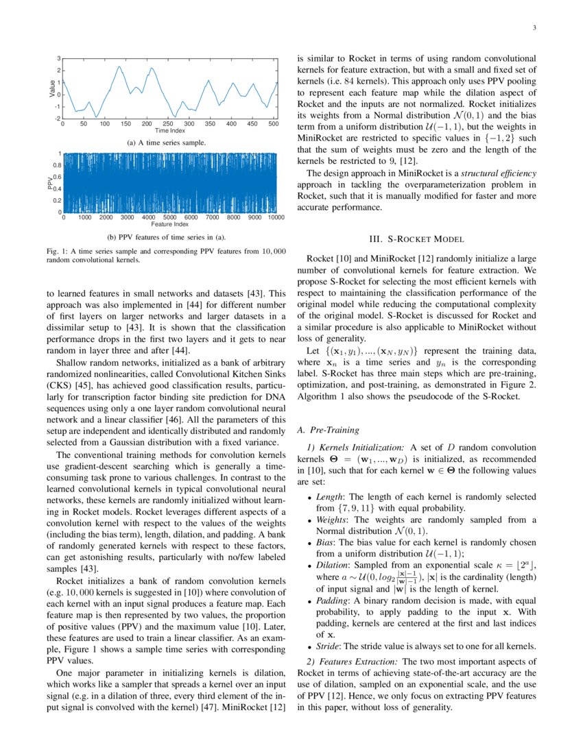 S Rocket Selective Random Convolution Kernels For Time Series Classification Deepai