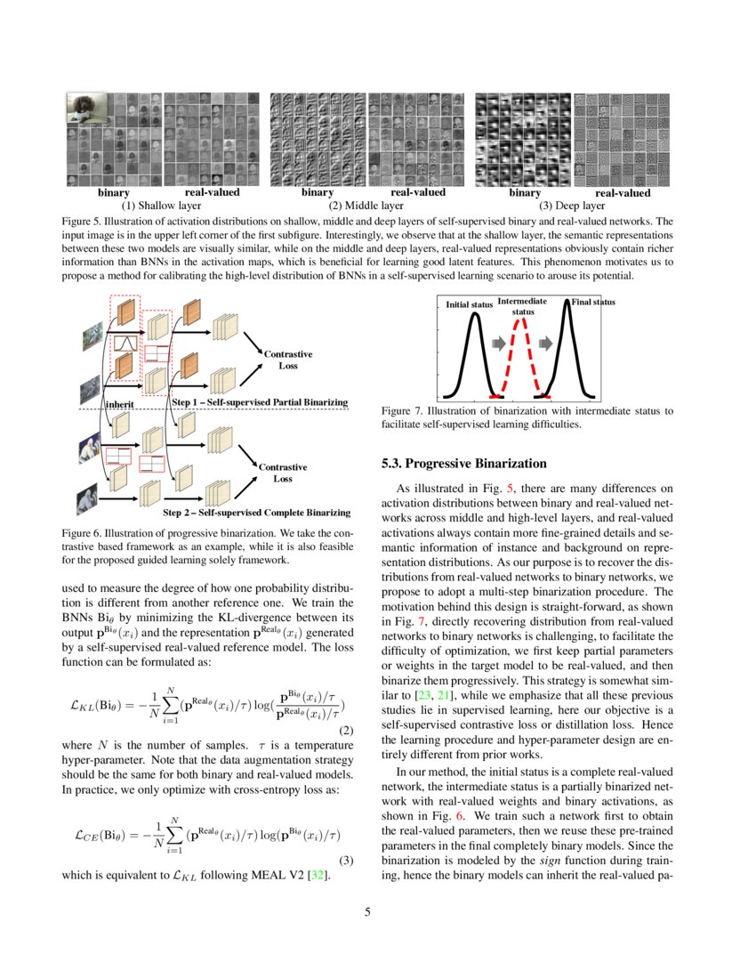 S2 Bnn Bridging The Gap Between Self Supervised Real And 1 Bit Neural Networks Via Guided