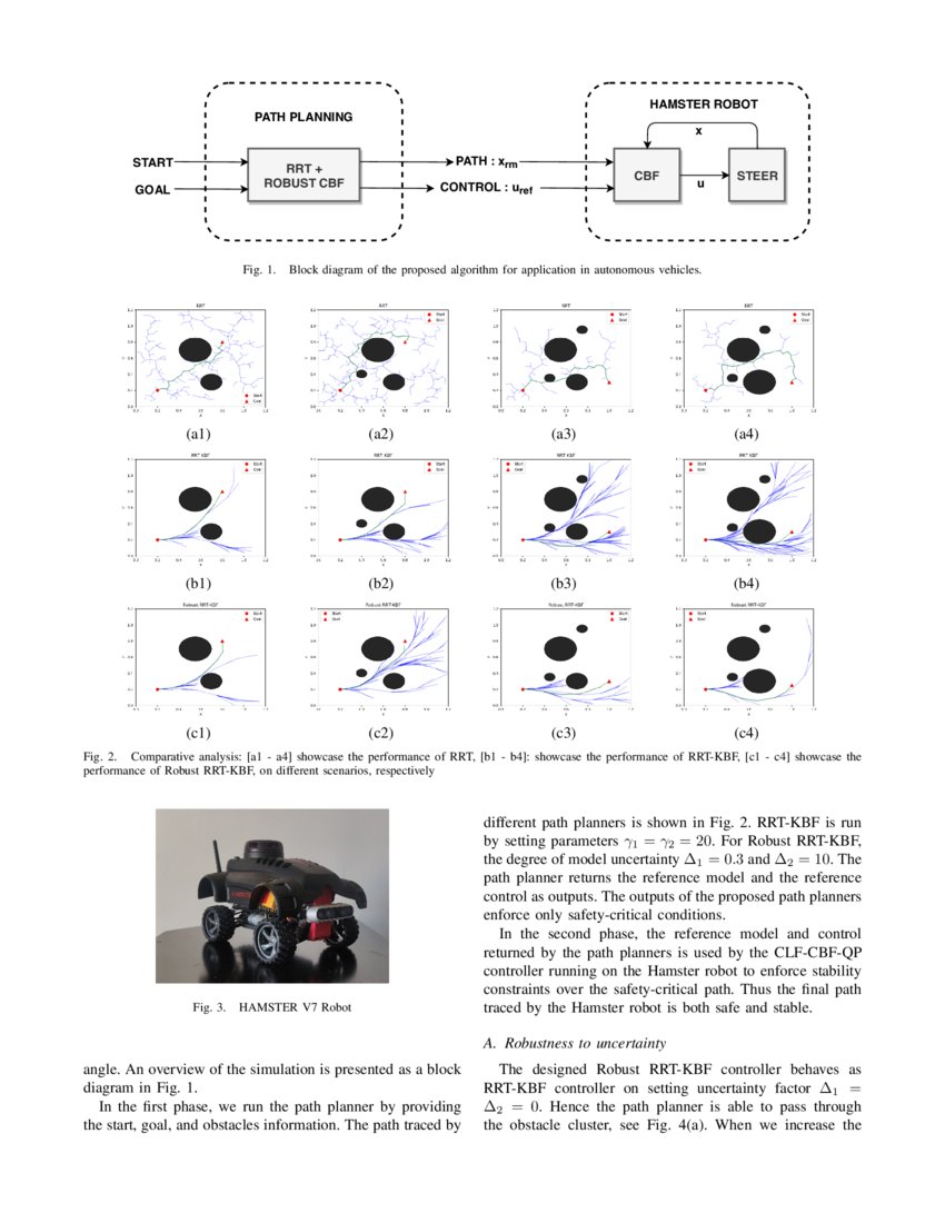 Safe and Robust Motion Planning for Dynamic Robotics via Control Barrier Functions | DeepAI