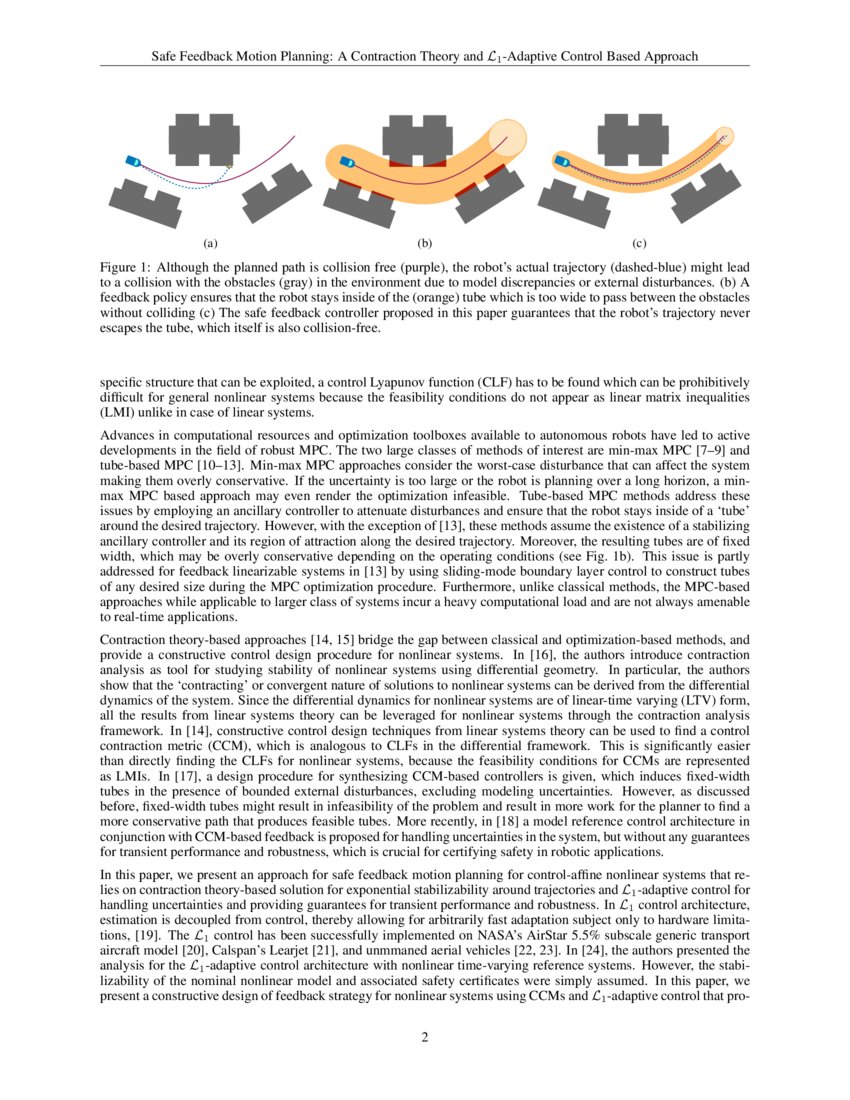 Safe Feedback Motion Planning: A Contraction Theory and L_1-Adaptive ...
