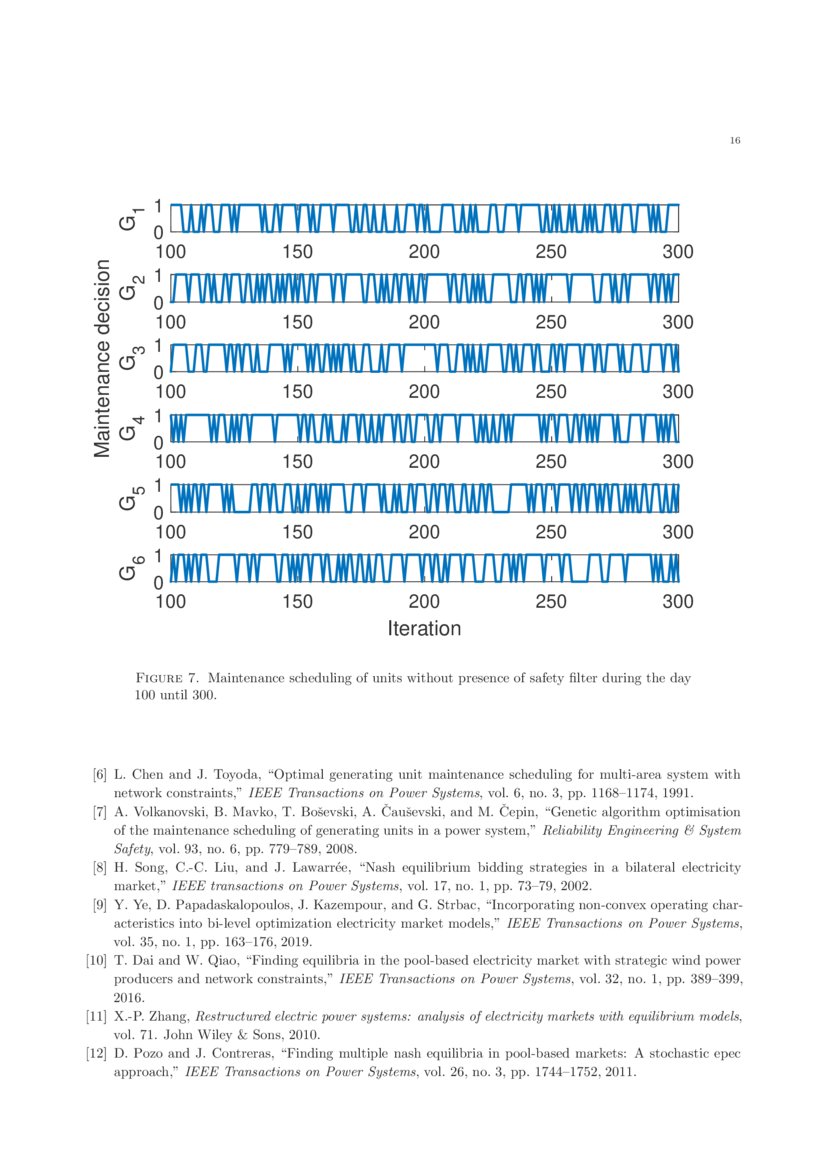 Safe Multi Agent Deep Reinforcement Learning For Joint Bidding And Maintenance Scheduling Of