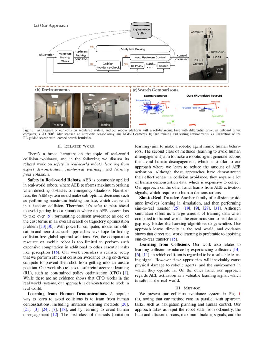 Safe Real World Reinforcement Learning For Mobile Agent Obstacle Avoidance Deepai