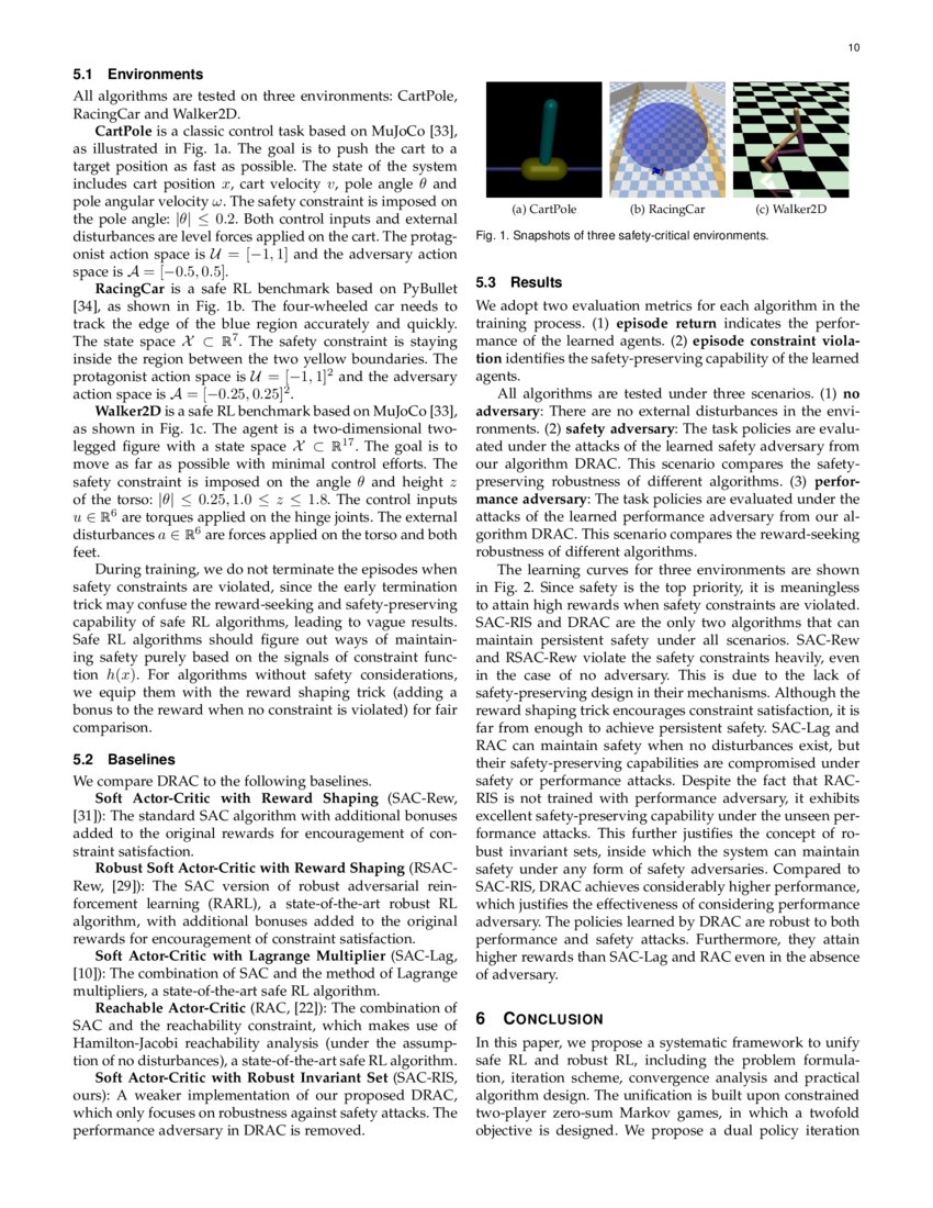 Safe Reinforcement Learning With Dual Robustness Deepai