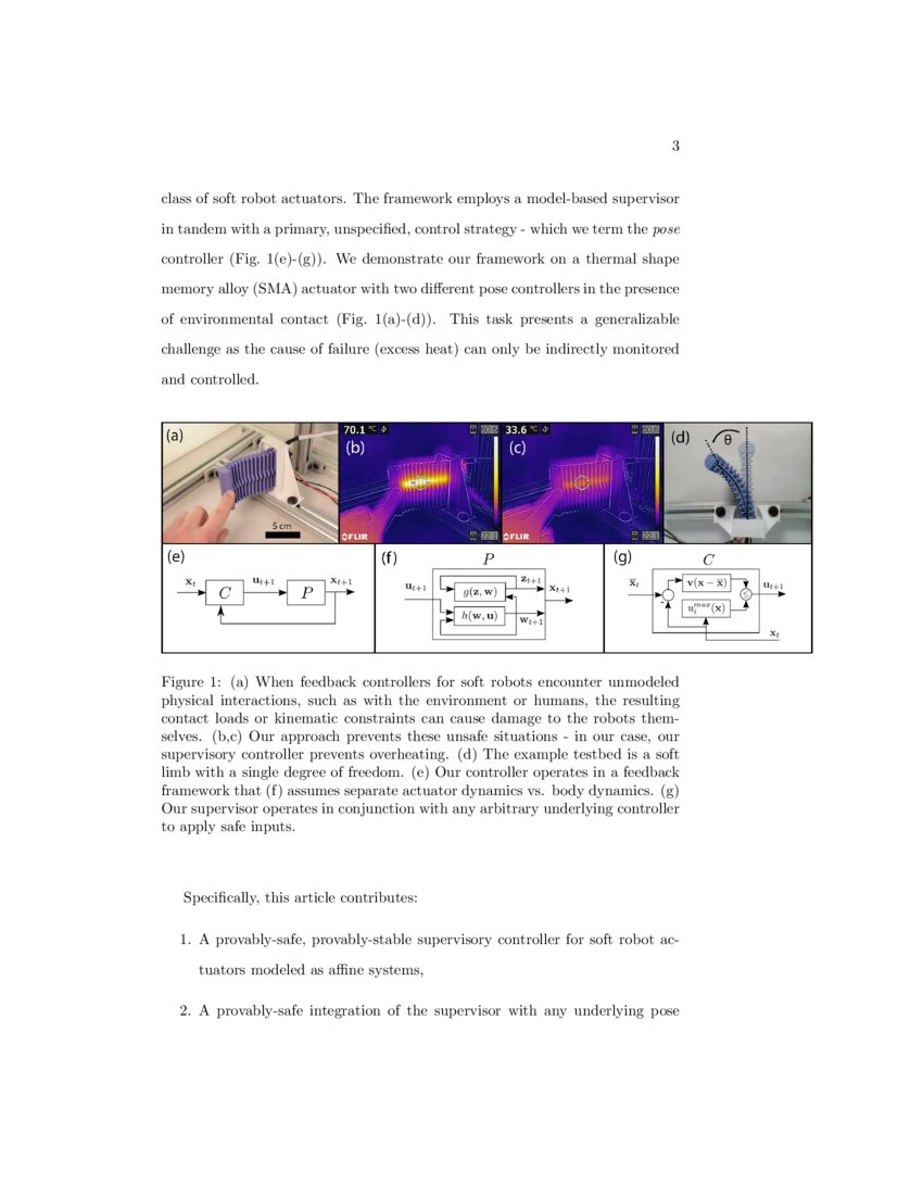 Safe Supervisory Control of Soft Robot Actuators | DeepAI