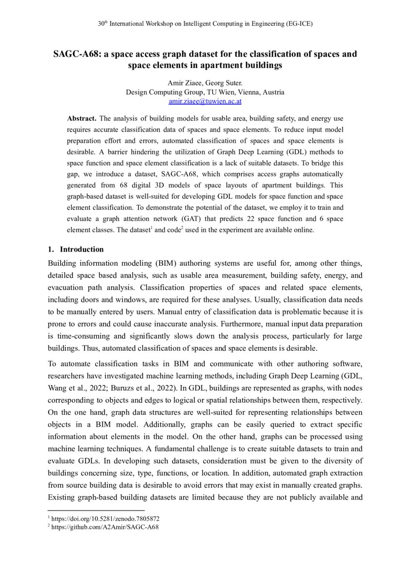Sagc A68 A Space Access Graph Dataset For The Classification Of Spaces 6127