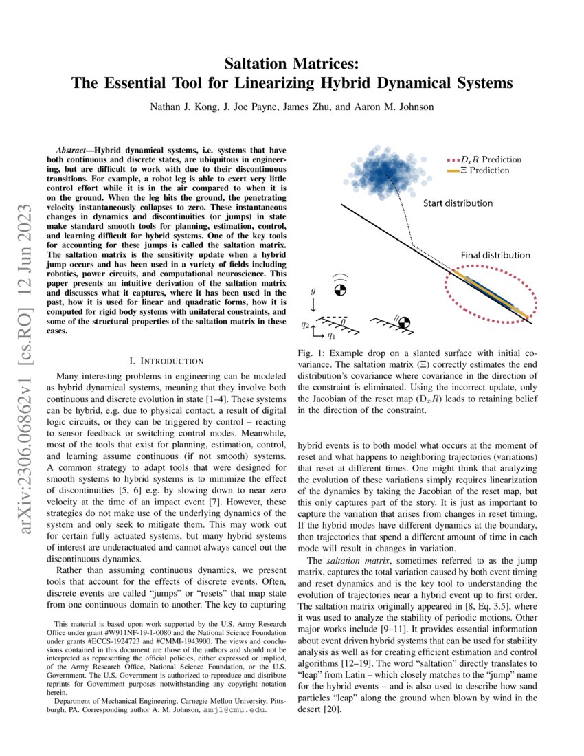 Saltation Matrices: The Essential Tool for Linearizing Hybrid Dynamical ...