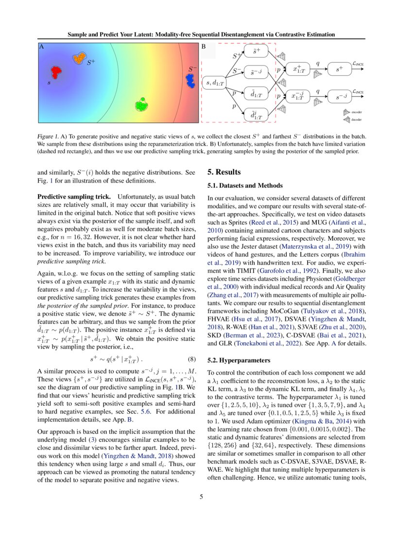 Sample and Predict Your Latent: Modality-free Sequential ... Sample and Predict Your Latent: Modality-free Sequential ...