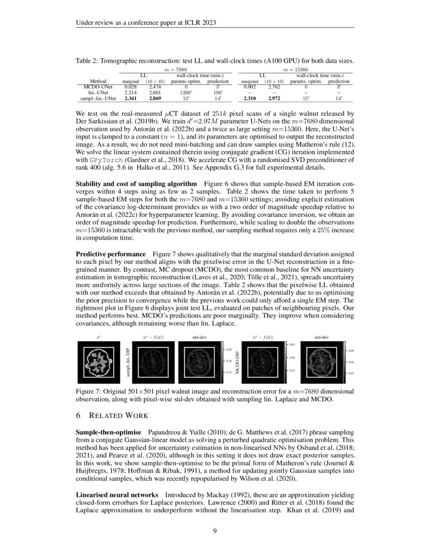 Sampling Based Inference For Large Linear Models With Application To 7132