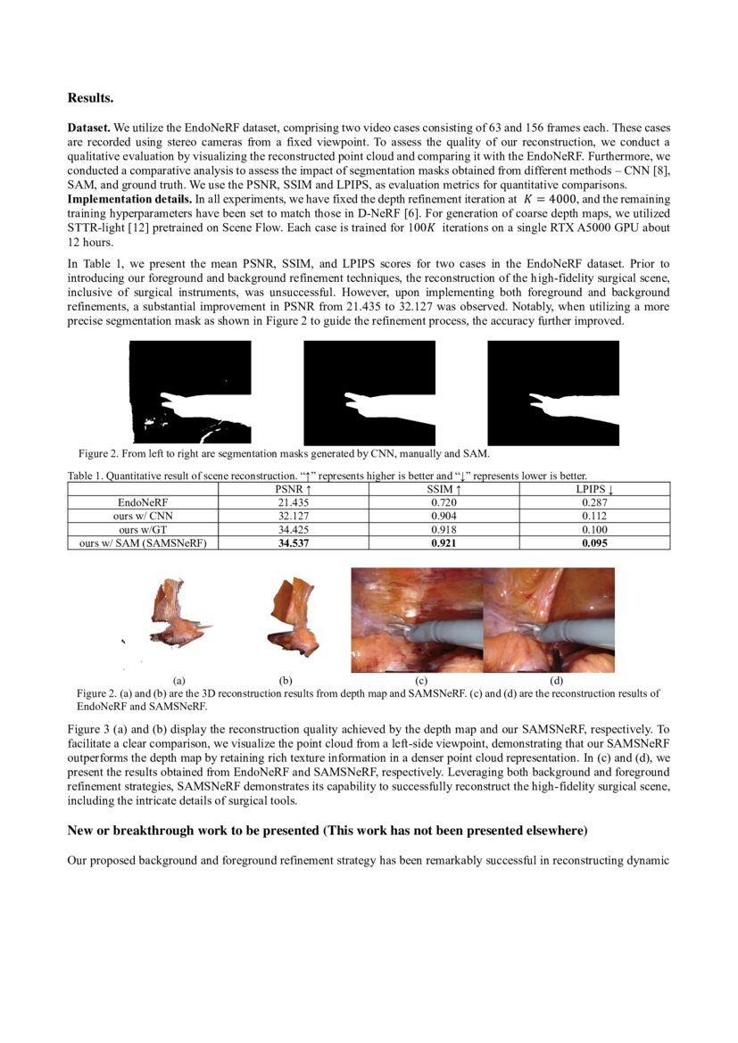 SAMSNeRF: Segment Anything Model (SAM) Guides Dynamic Surgical Scene ...