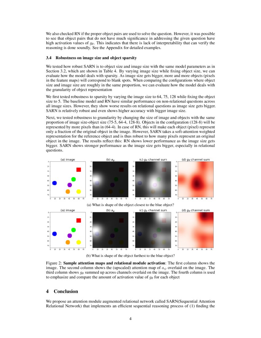 SARN: Relational Reasoning through Sequential Attention | DeepAI