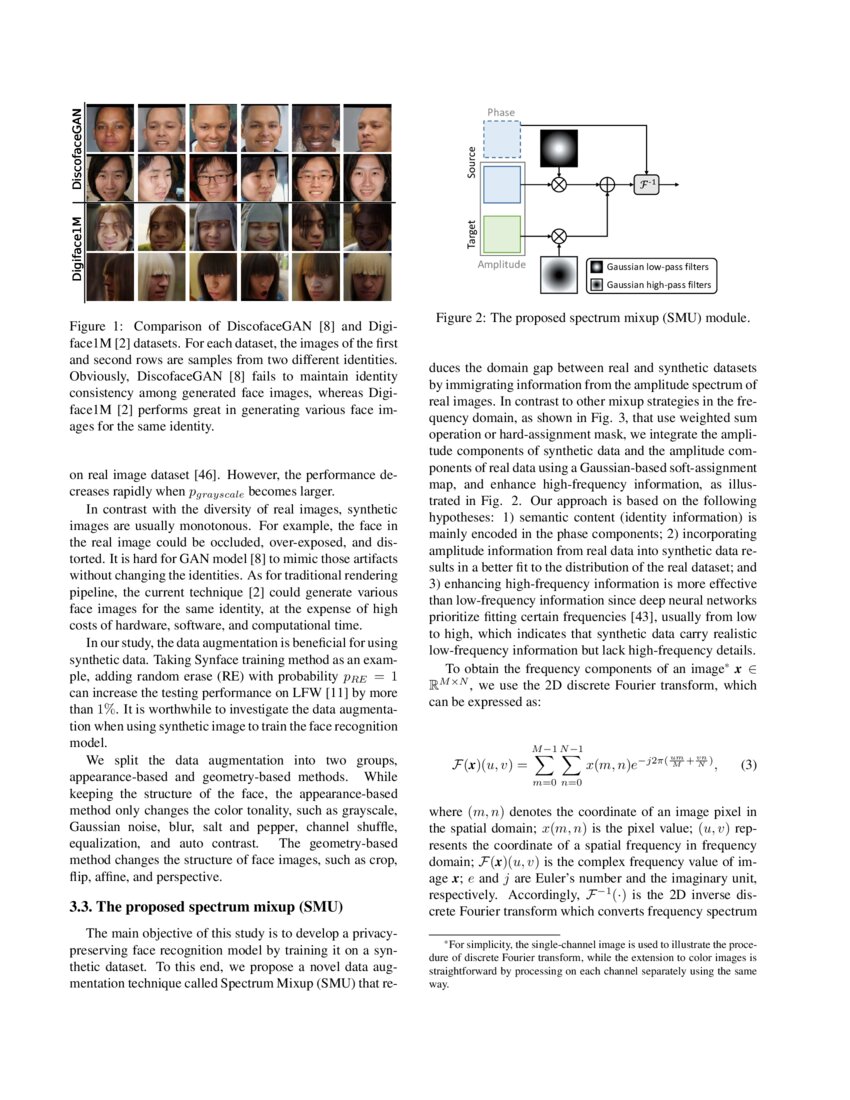 SASMU: boost the performance of generalized recognition model using synthetic face dataset | DeepAI