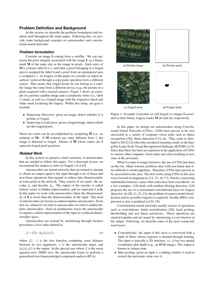 Satellite Image Forgery Detection And Localization Using Gan And One Class Classifier Deepai