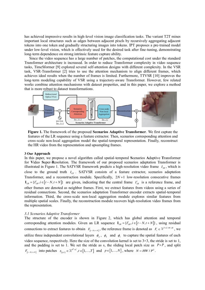 SATVSR: Scenario Adaptive Transformer for Cross Scenarios Video Super-Resolution | DeepAI