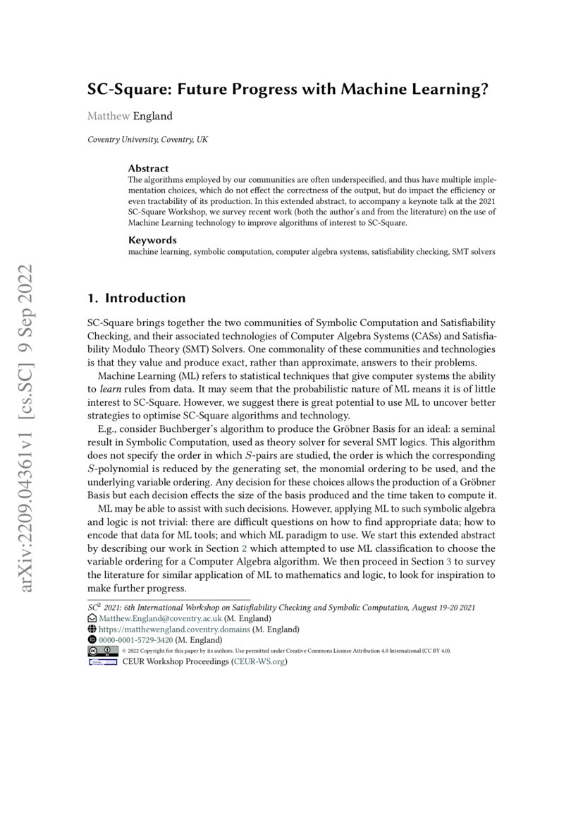 SC-Square: Future Progress with Machine Learning? | DeepAI