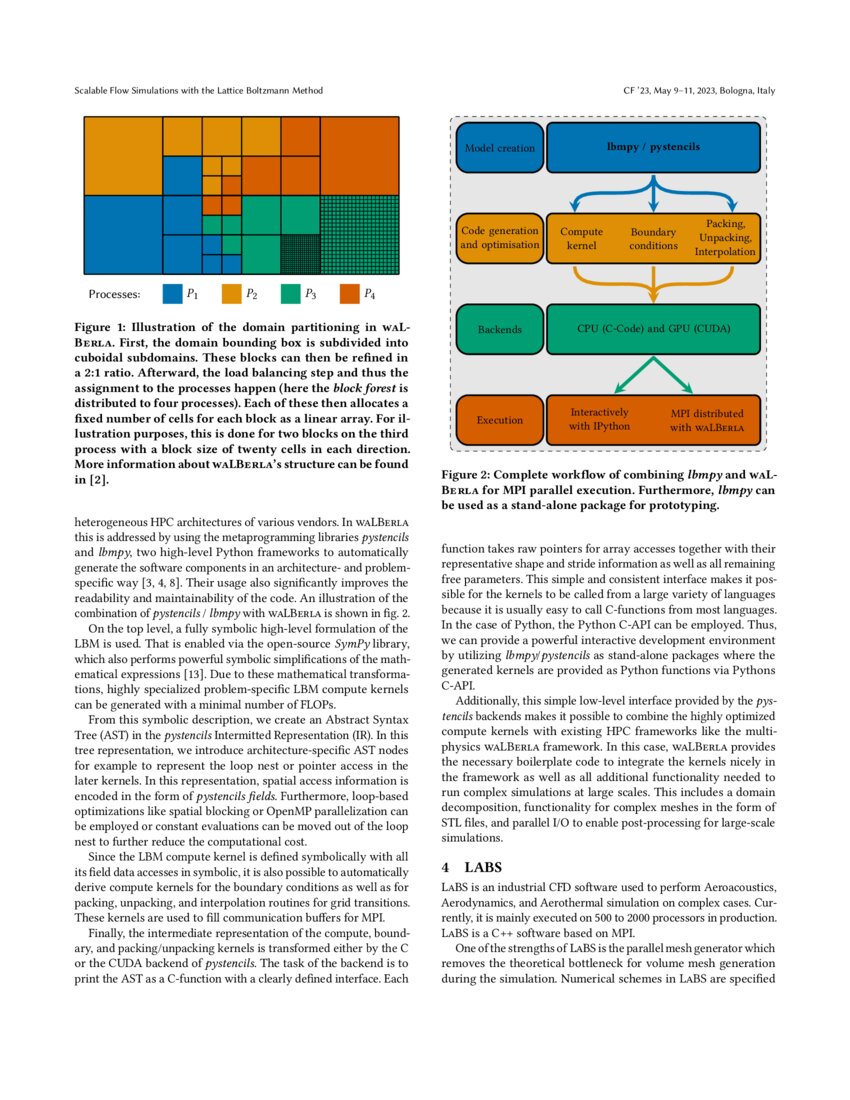 Scalable Flow Simulations with the Lattice Boltzmann Method | DeepAI