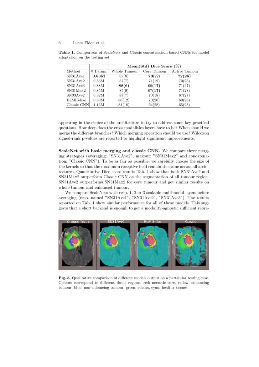Scalable Multimodal Convolutional Networks For Brain Tumour